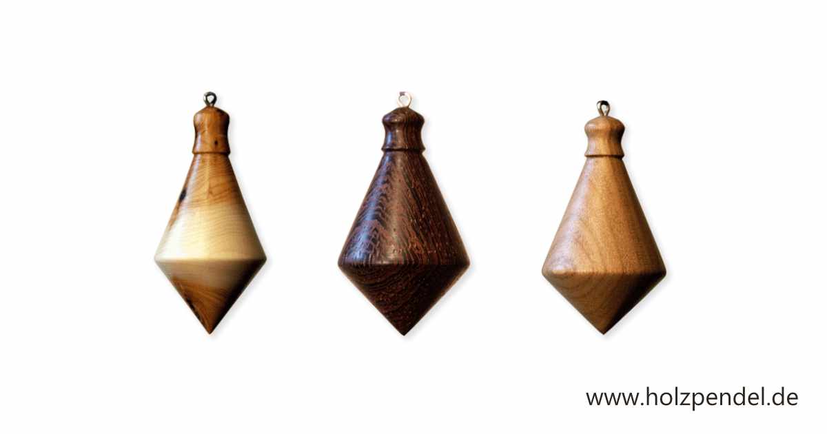 Holzpendel in anderer Kegelform